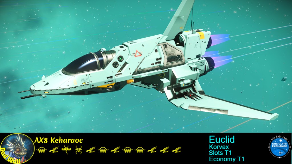 Blue Mecha-3 Jet Fighter : r/NMSGlyphExchange